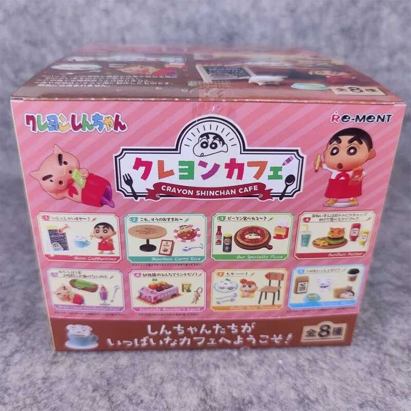 Anime Figure Crayon Shin-Chan Cartoon Toy Food Version Coffee Shop ...