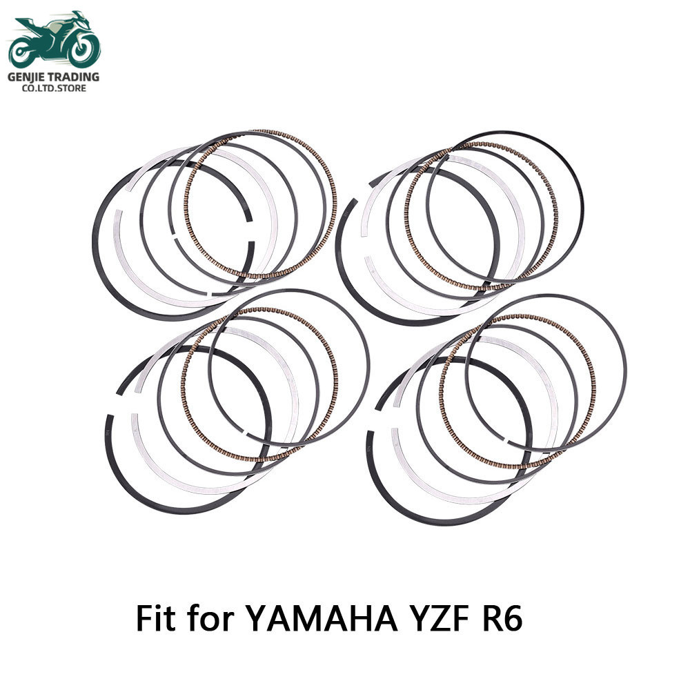 Motorcycle 39 67Mm Engine Piston Rings For YAMAHA R6 50Th Anniversary ...