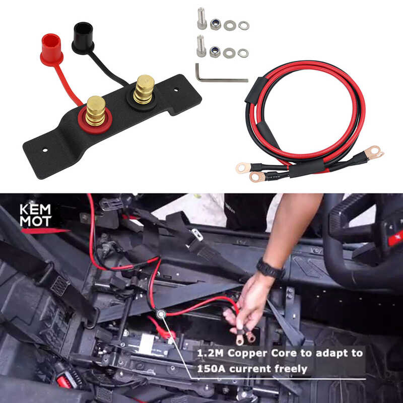 I-Set Φ 1 Relocation Battery Jump Post Gamit Ang Cable Car Battery ...