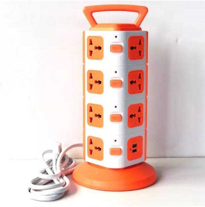RJ SHOPE Universal Tower Socket Extension Cord/Usb (2Layer/3Layer ...