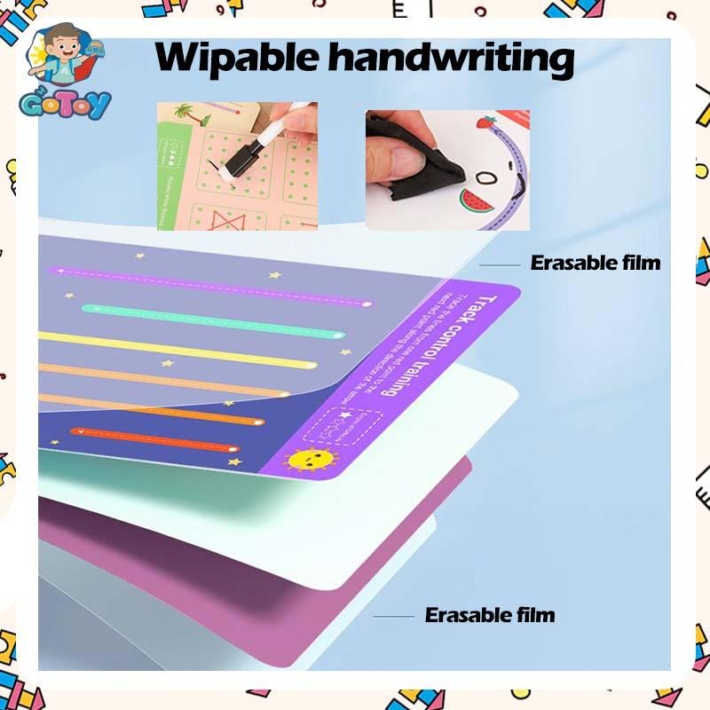 【3 Designs】Pen Control Training Copybook 64 Paper HardPen Calligraphy ...