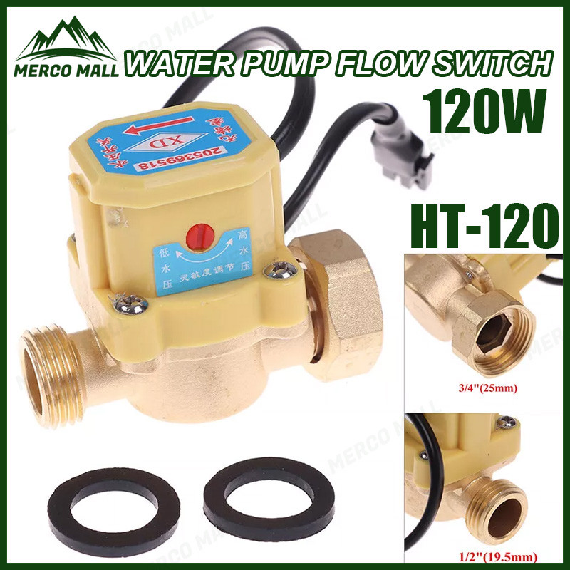 HT-120 Water Flow Sensor Switch 220V Automatic Water Flow Sensor Switch ...