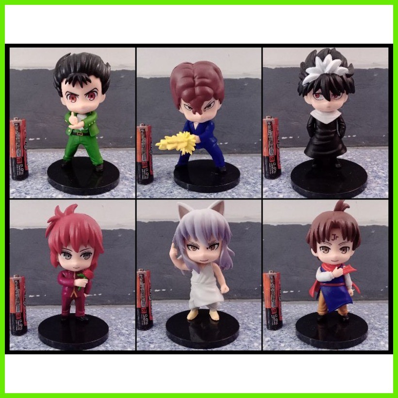 ☪ Yuyu Hakusho / Ghost Fighter Anime Chibi Action Figure Toys (KO/BL ...