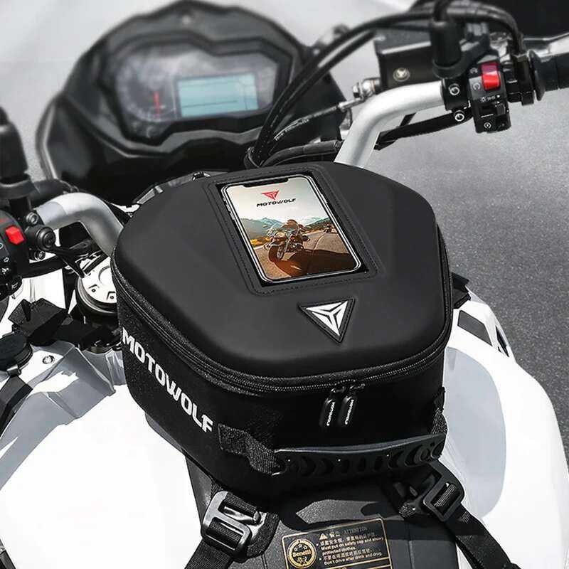 Tt Motorbike Oil Fuel Strong Magnetic Tank Bike Saddle Motorcycle Back ...