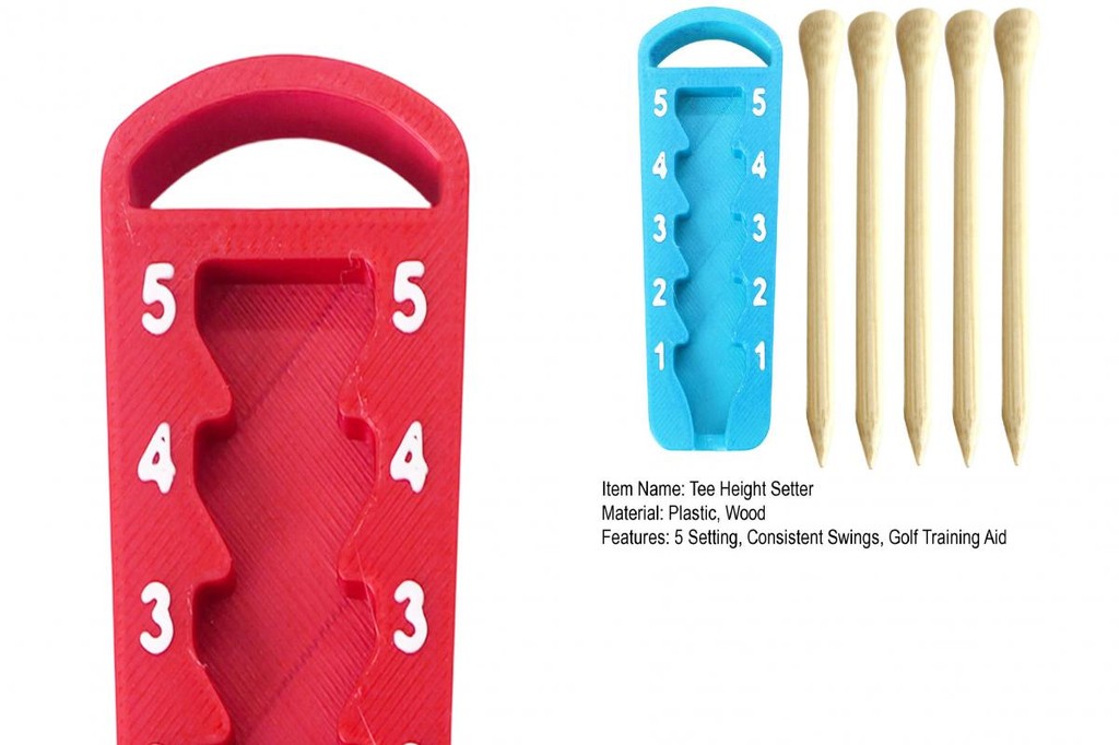 [AM] Swing Angle Accuracy Tool for Golf Tees Wooden Tee Height Setter ...