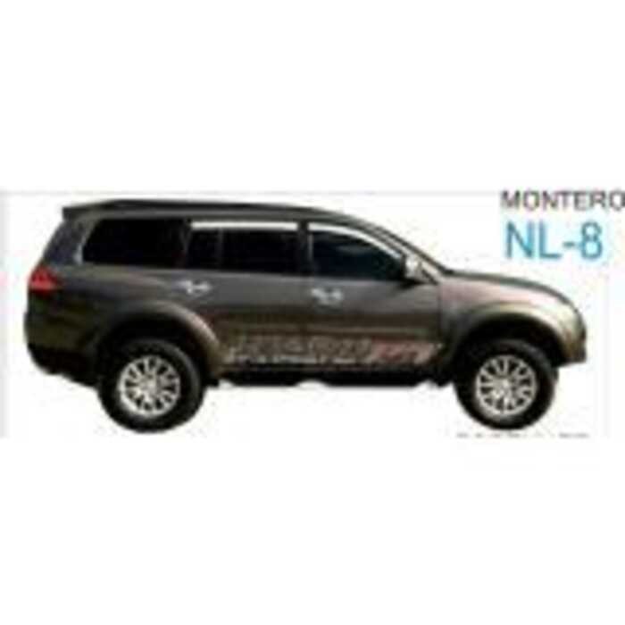 Sport Montero Body Sticker Nl-8 (Grey And Red) (Grey Red) | Shopee ...