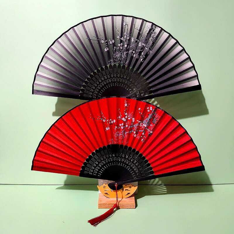Chinese Ancient Big Red Black Lace Ladies National Trend Hanfu Style ...