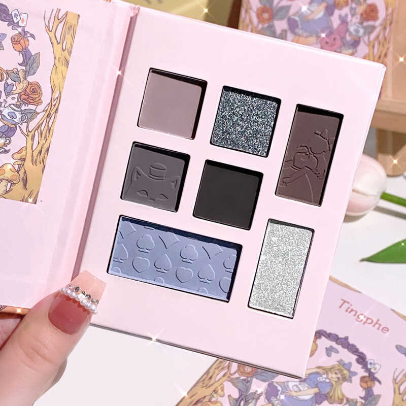 7-14 Colors Palette Powder, Cement Grey Series Contrast Y Makeup ...