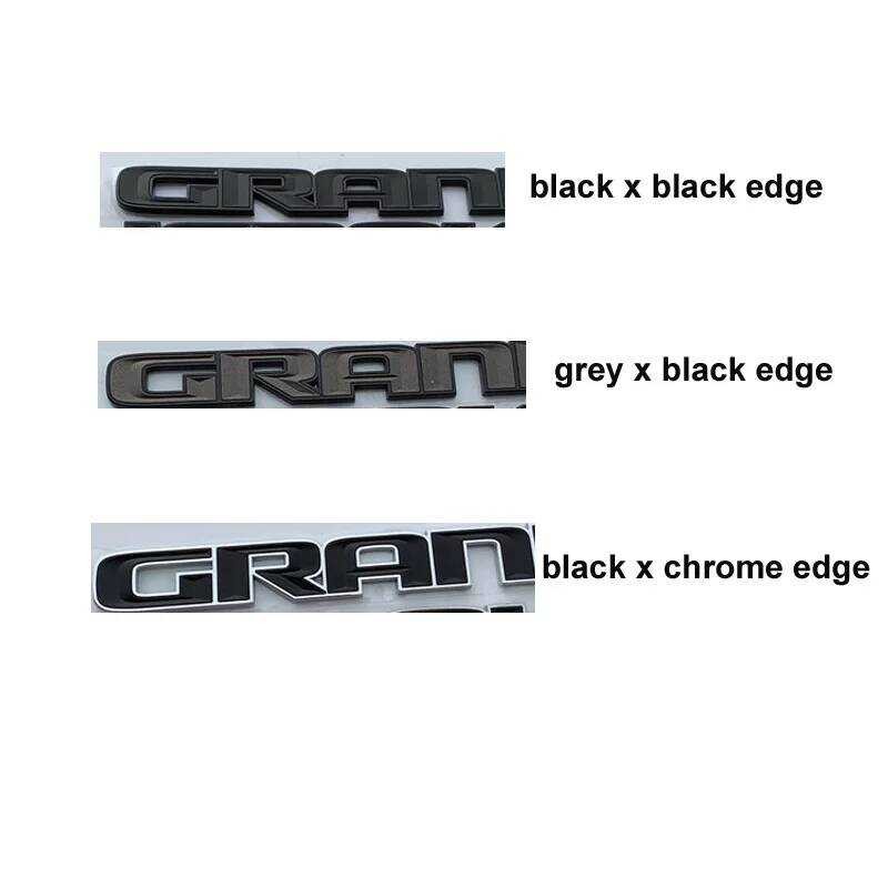 One-piece Black Letters Emblem Car Styg Side Doors Nameplate Sticker ...