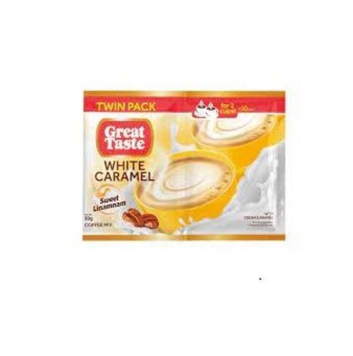 Great Taste Coffee White Caramel Twin Pack 50G | Shopee Philippines