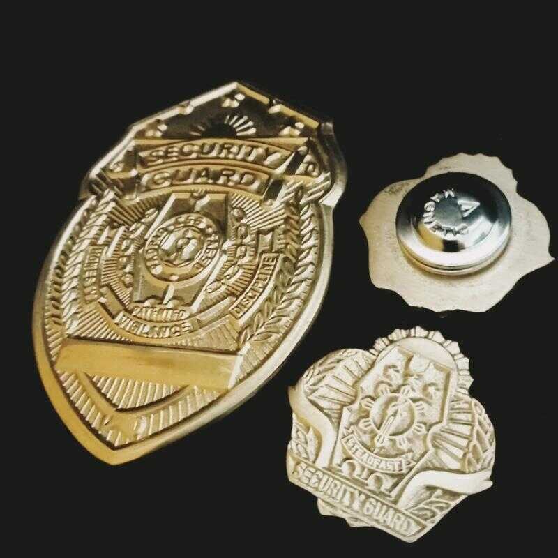 Security Guard Set Of Magnetic Collar Pin And Badge | Shopee Philippines