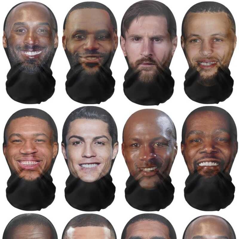 3D Printed Celebrity Full Face Rapper Mask Funny Costume Cosplay Adult ...
