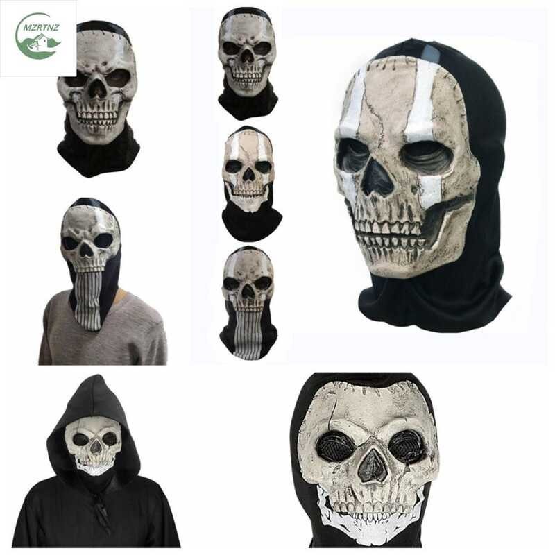 MZRZ Full Face Skeleton Call of Duty Ghosts Horror Ghost Skull Siple ...