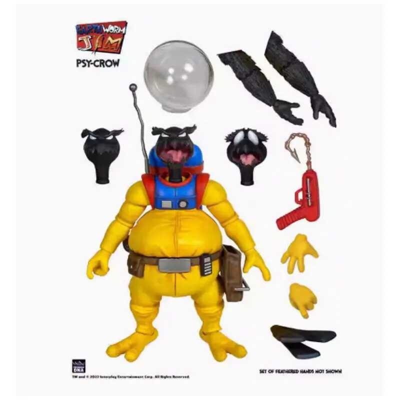 PDNA Earthworm Φ Jim Action Figure Worm Body Psy-Crow Bob Ang Mamamatay ...