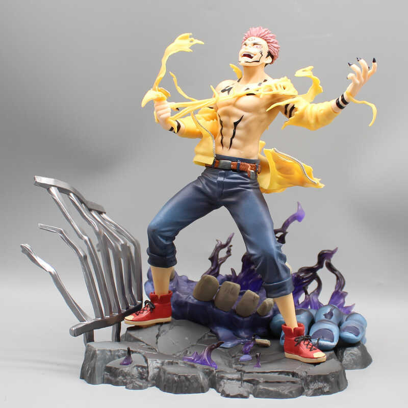 Kaisen Yujutsu Anime Figures Ryomen Sukuna Curse 26Cm Action Figure PVC ...