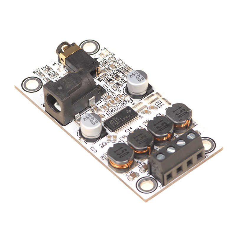 Board 2x15w Amplifier Dual Channel Stereo Aux ear Input DC12V Power ...