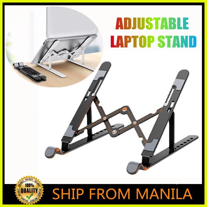 Laptop Stand, Adjustable Portable Laptop Riser with 7 Levels Height ...