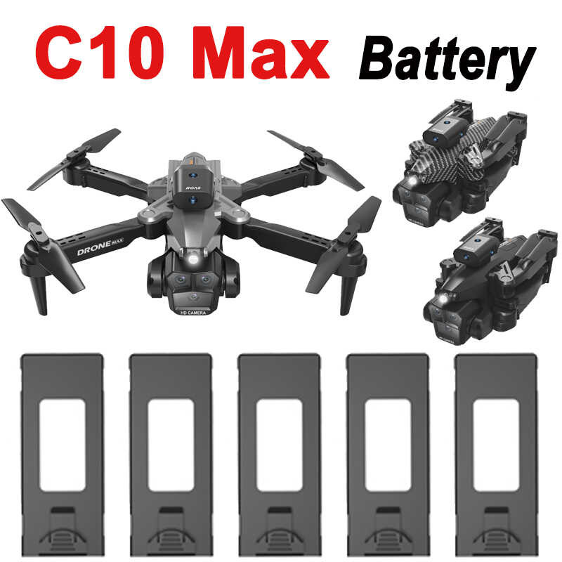 C10 Max Battery 3.7V 1800mAh Para sa C10Max Drone 8K 5G Propesyon HD ...