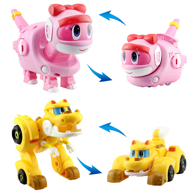 5Pcs/Set § ABS Min Deformation G Dino Action Figures REX Transformation ...