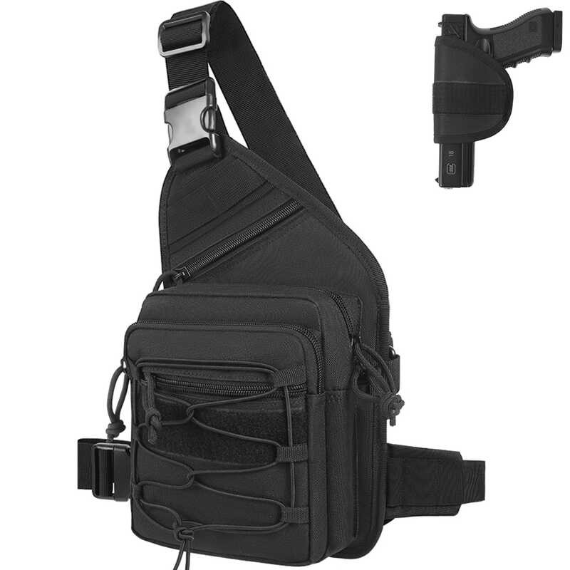 Tactical Concealed Pistol Holster Gun Pouch With Shoulder Pad Sg Chest ...