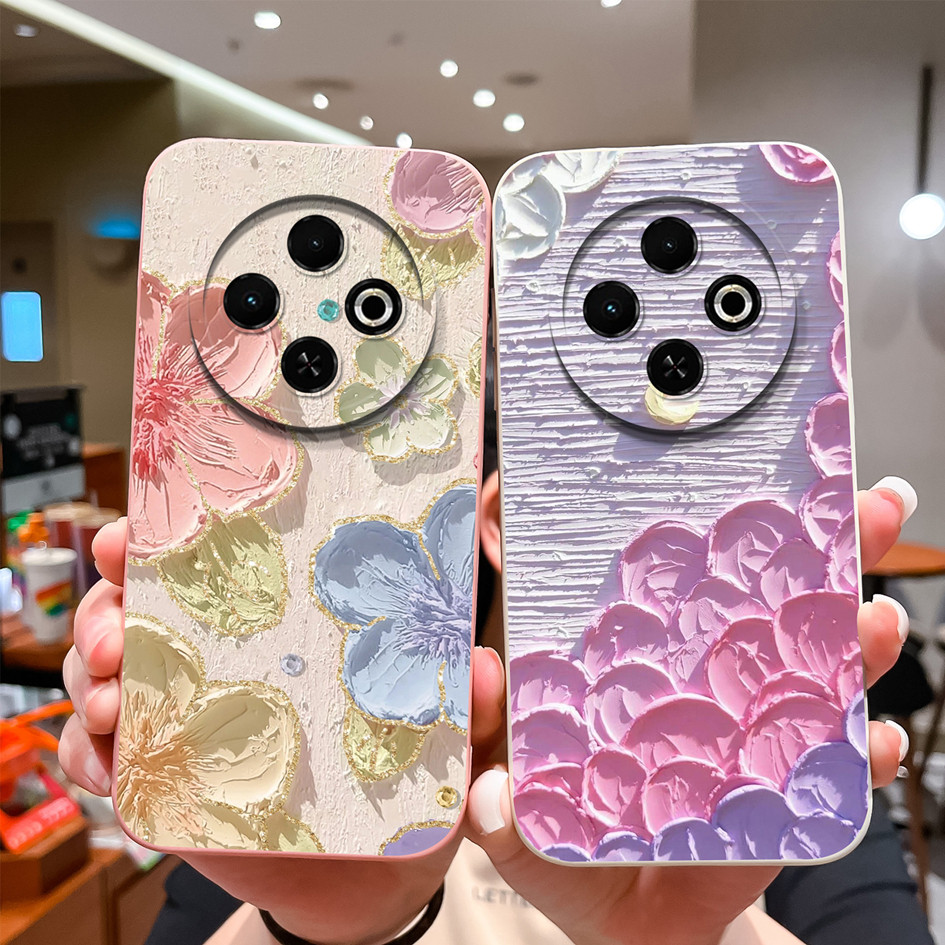 For Tecno Spark 30C Phone Case Camera Protection Fashion Cute Flowers ...