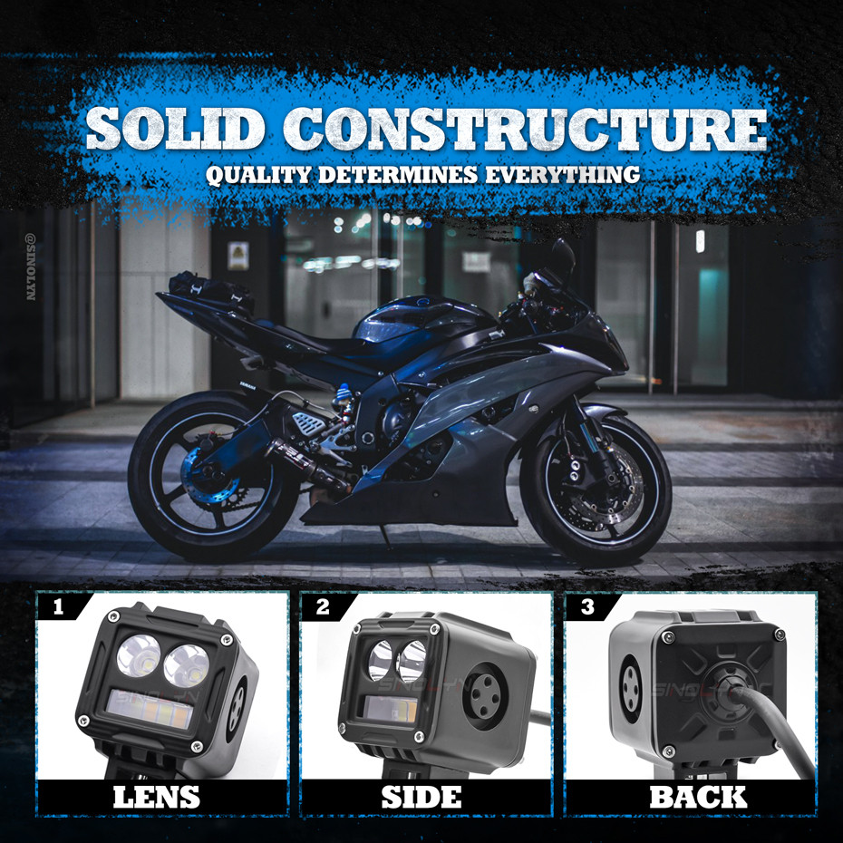 Night Ranger Mini Cube Premium Driving Lights MDL Auxiliary Lights Work ...