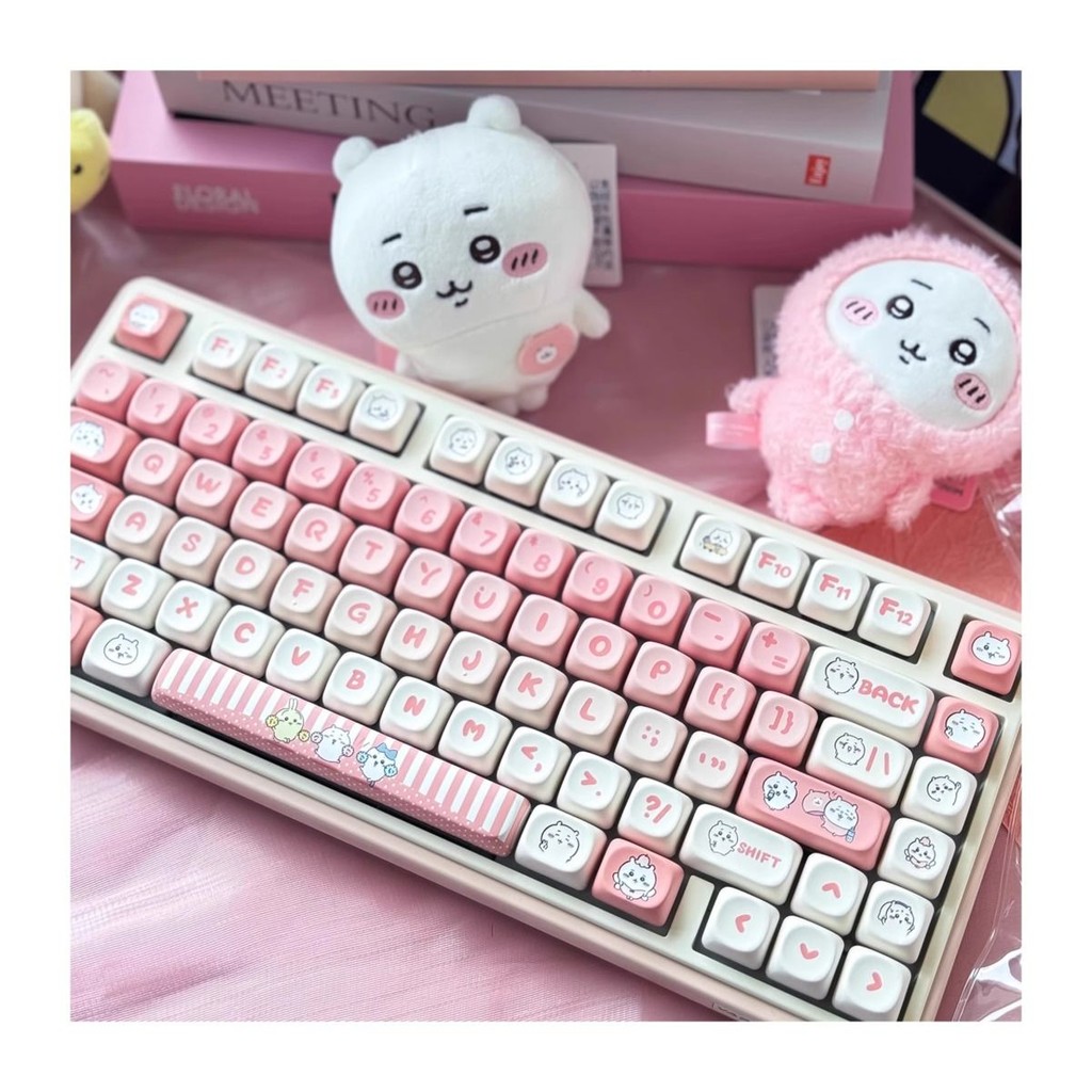 Kawaii Keycaps MOA Profile PBT Material DYE-SUB MX Type Cute Keycap ...