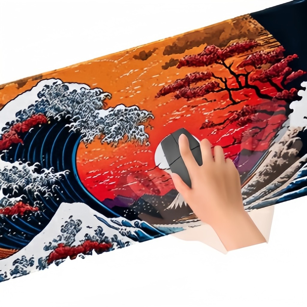 Zeus Large Mouse Pad Office Gaming Table Mat Non-Slip Base Washable ...