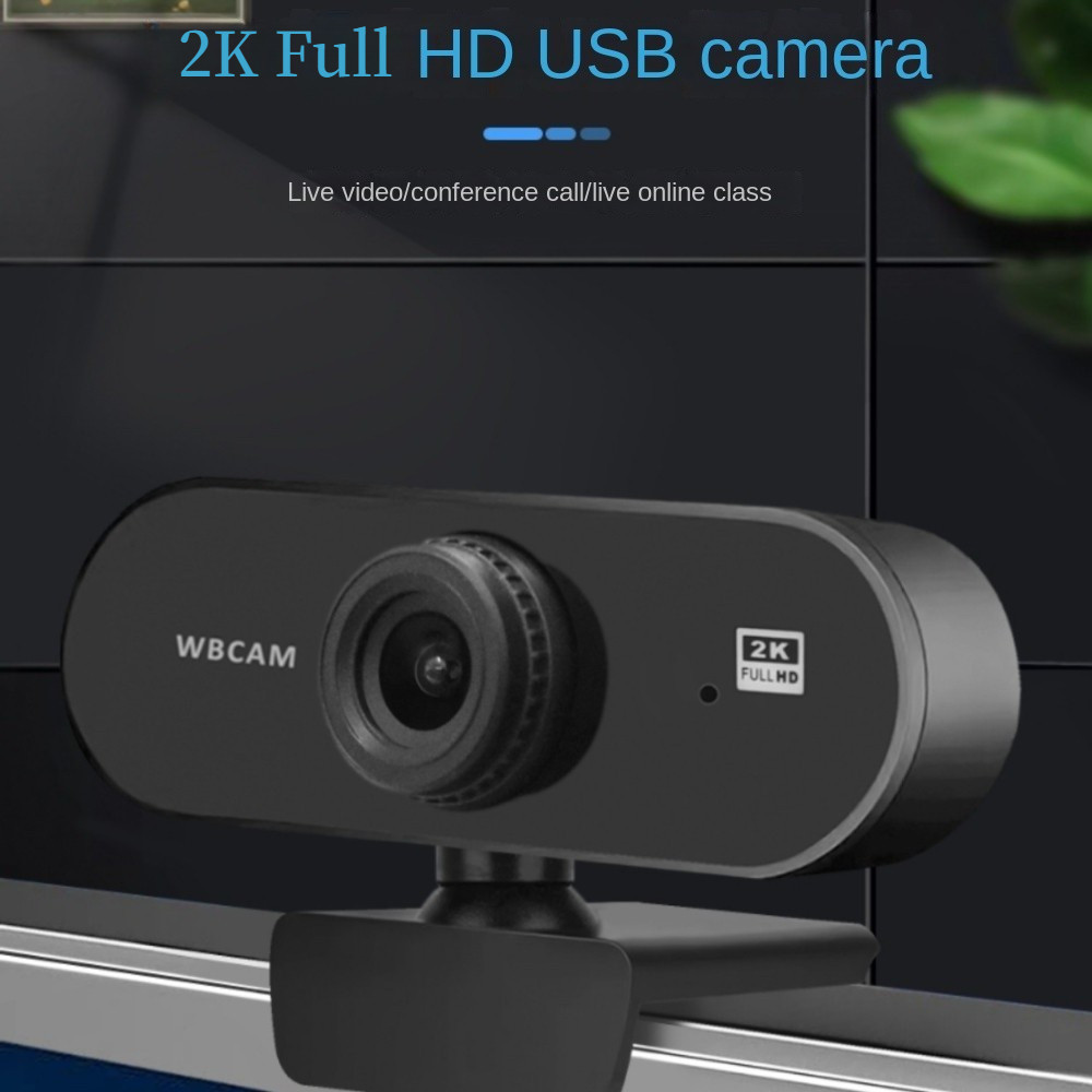 New Computer Webcam HD For PC 2K Mini Web Camera with Microphone USB 2. ...
