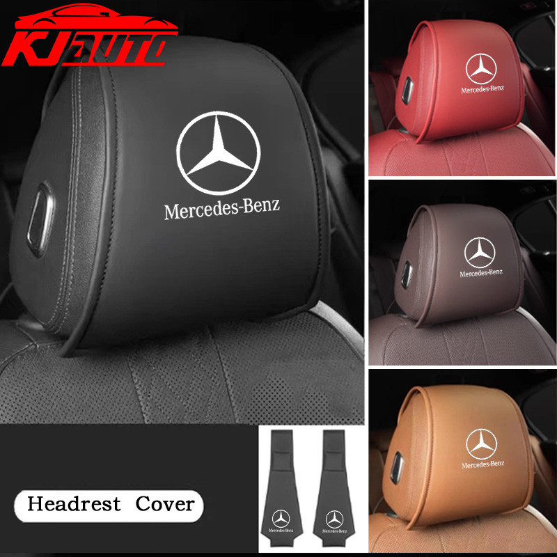 1/2pcs Mitsubishi X Force Xforce Leather Car Seat Headrest Protective ...