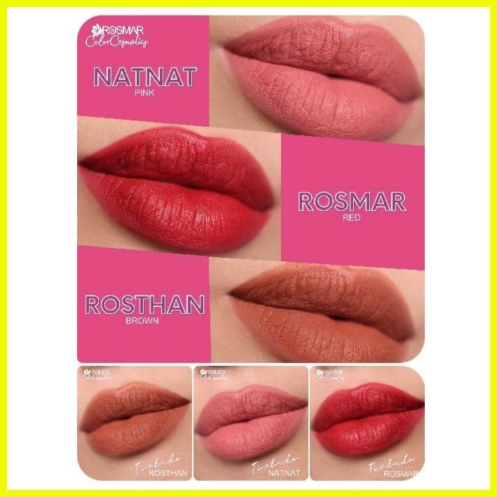 ☂ Rosmar's cosmetics (poderosa / tintado / milkshake tint / 24k lip ...