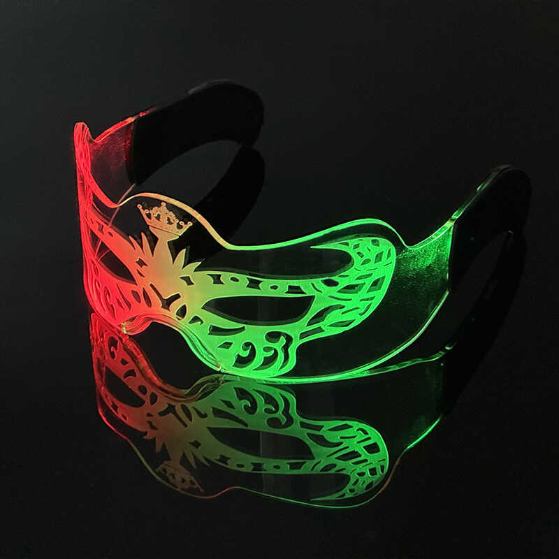 Tt Tt Glow Technology Half Dance Carnival Music Raiow Visor Lights ...