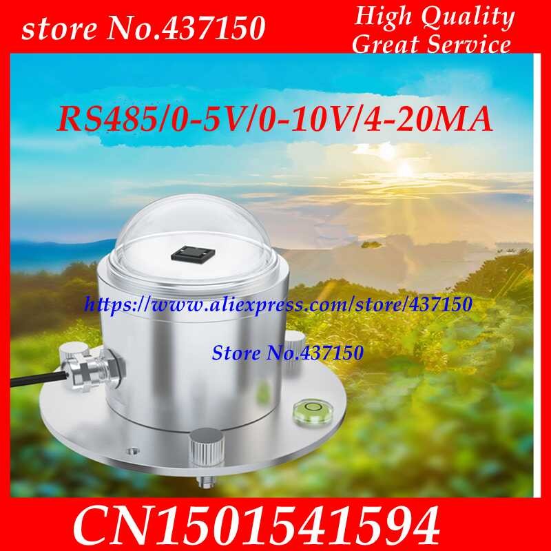 Rs485 /0-5V/0-10V/4-20Ma Solar Radiation Solar Irradiance Sensor ...
