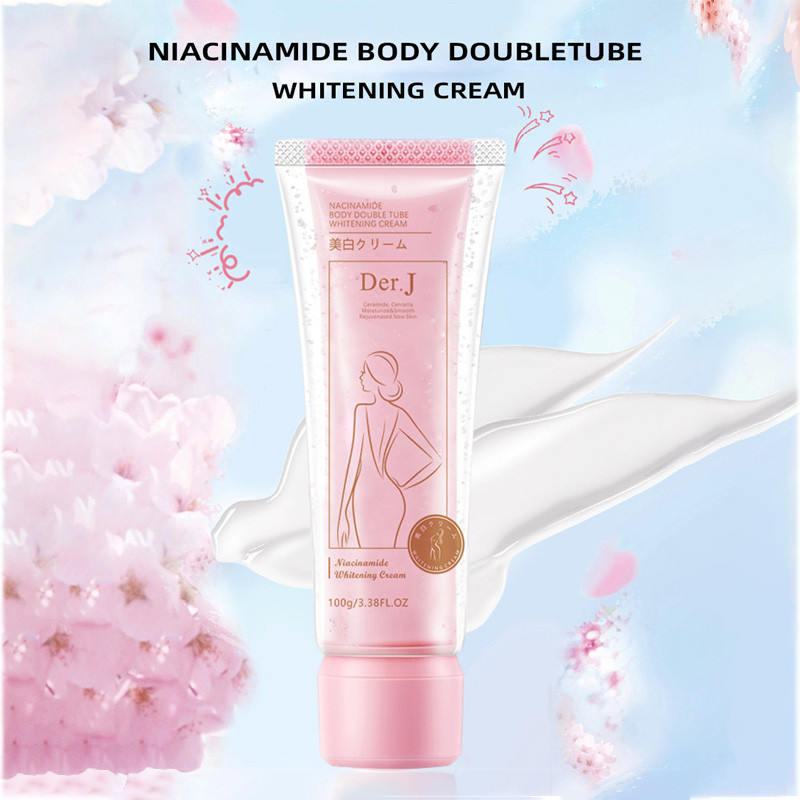 Niacinamide Body Whitening Cream Double Tube Whitening Body Lotion ...