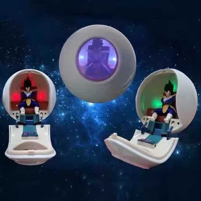 Dragon Ball Super Saiyan Goku Vegeta Space Capsule Spaceship Luminous ...