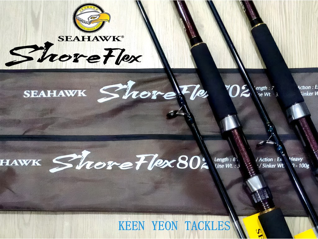 SEAHAWK SHORE FLEX SURF SPINNING FISHING ROD | Shopee Philippines