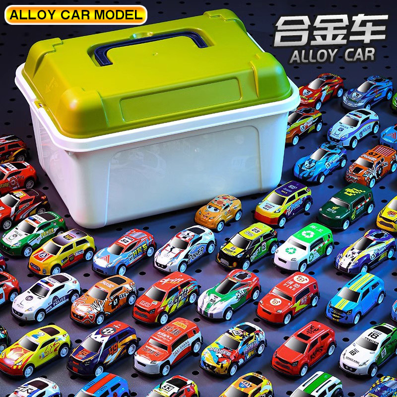 1 Cute and small wind-up mini toy car for children including many types ...
