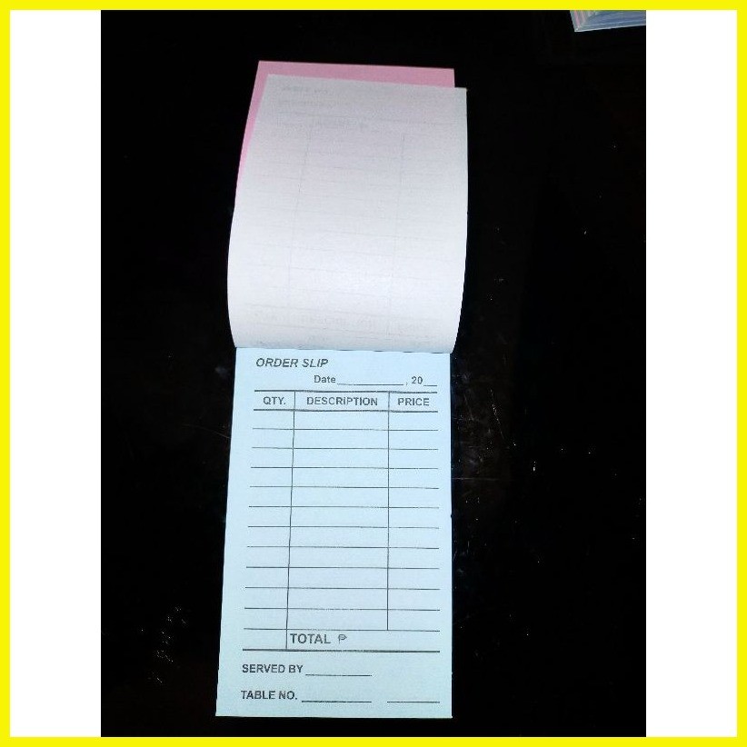 Order Slip Receipts (10 PADS) | Shopee Philippines