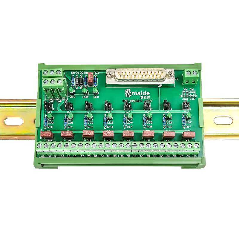 8-Channel Analog Input D-Sub Connector Terminal Block Module With Fuse ...