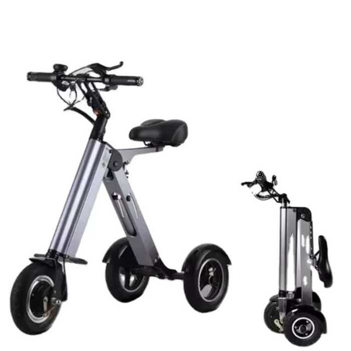 Adult Electric Tricycle Foldable Wheel Motorized Scooter V A W Compact ...