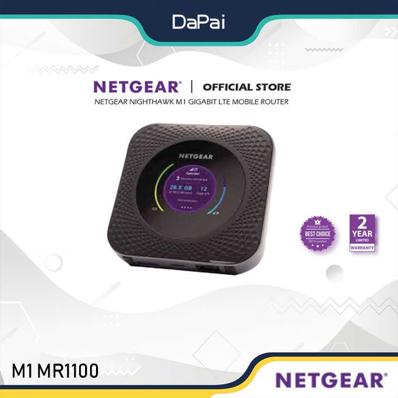 NETGEAR Nighthawk M1 Mr1100 Mobile Hotspot 4G Router, Mifi, Portable Wi ...