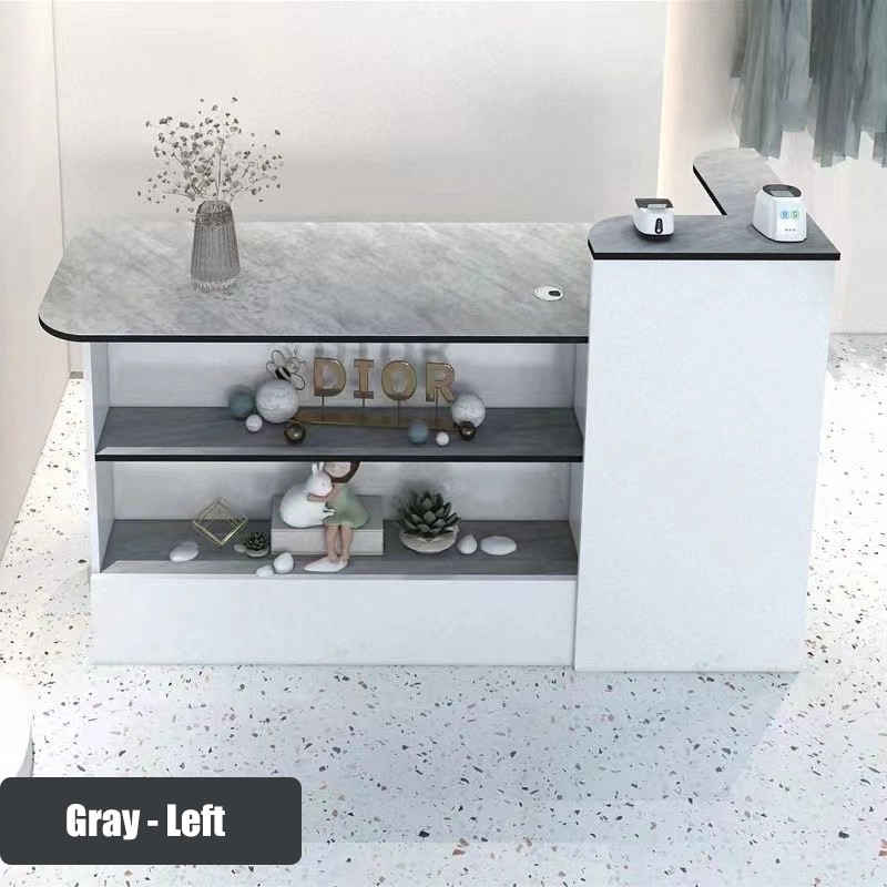 Supermarket counter table cashier table Convenience Store Reception ...