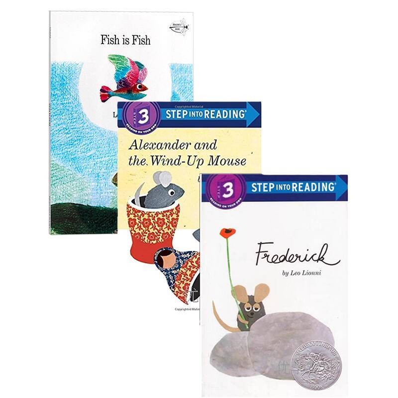 Leo Lionni Original English Picture Books 3 Volumes: Frederick Fish is ...