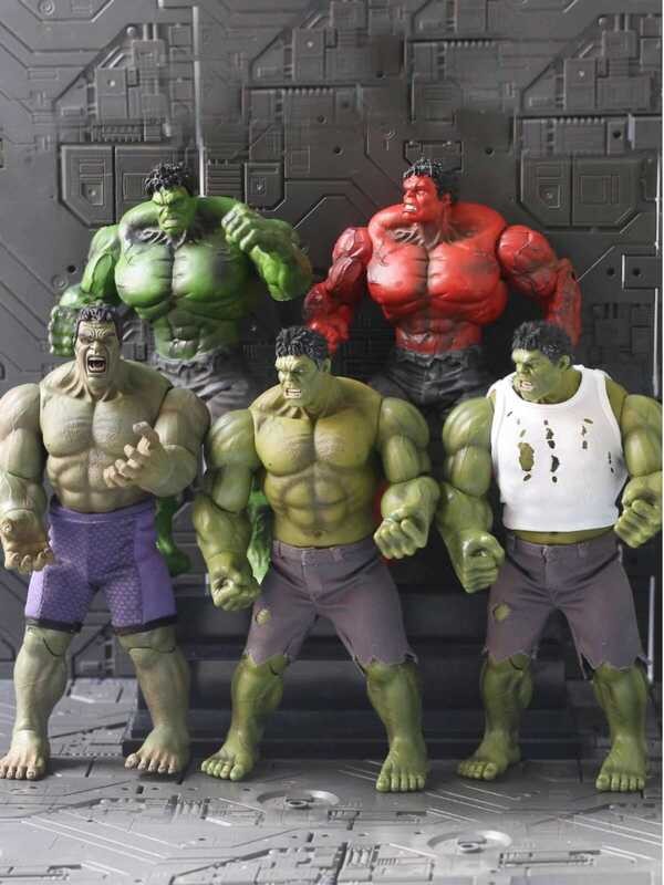 Avengers Large Hulk Invincible Hulk Toy Anime Figure Display Joint ...