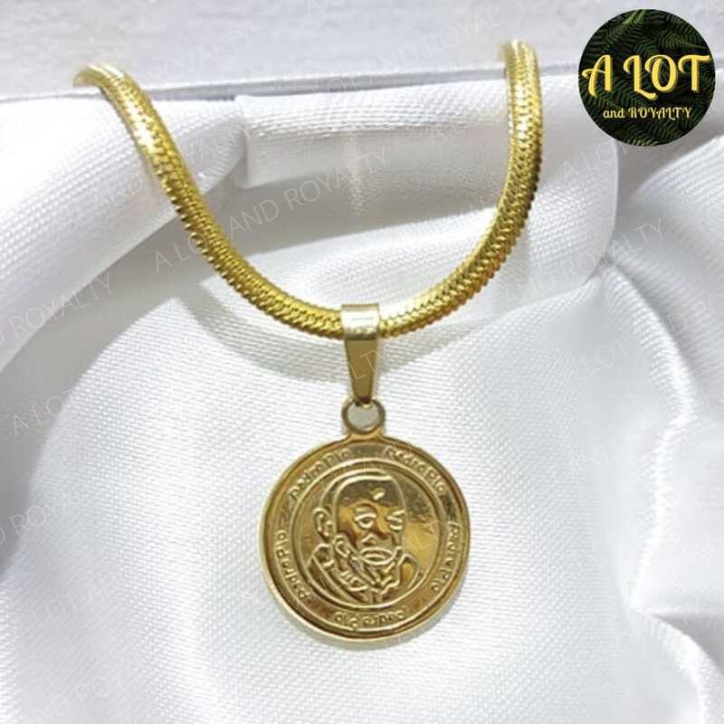 Saudi Padre Pio Pendant Male High Quality Gold Crucifix For Men Non ...