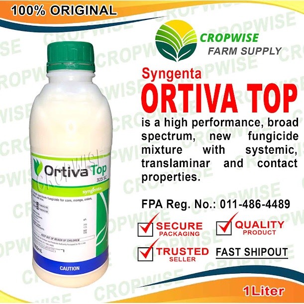 Syngenta ORTIVA TOP 325 SC Fungicide 250 mL & Liter | Shopee Philippines