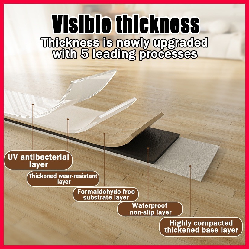 【COD】20m² Linoleum floor yard makapal Linoleum Flooring Floor leather ...