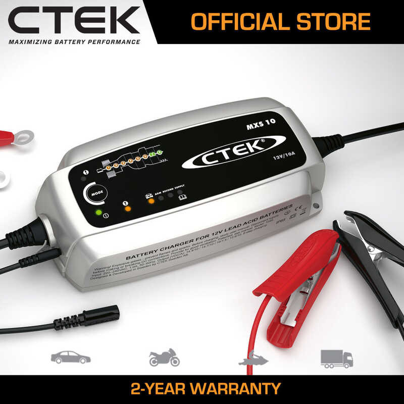 CTEK MXS 10 Smart Car Battery Charger | Shopee Philippines