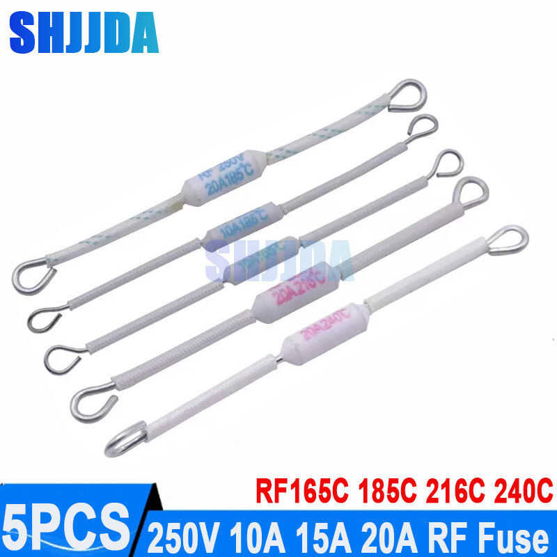 5Pcs Ceramic 250V 10A 15A 20A Rf165c 185C 216C 240C Degree Electric ...