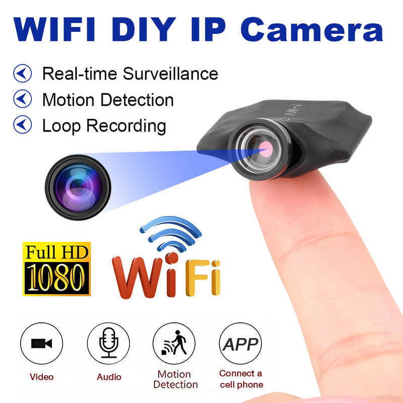 1080P Full HD WIFI Mini Camera Super Small Wireless Hidden Home ...